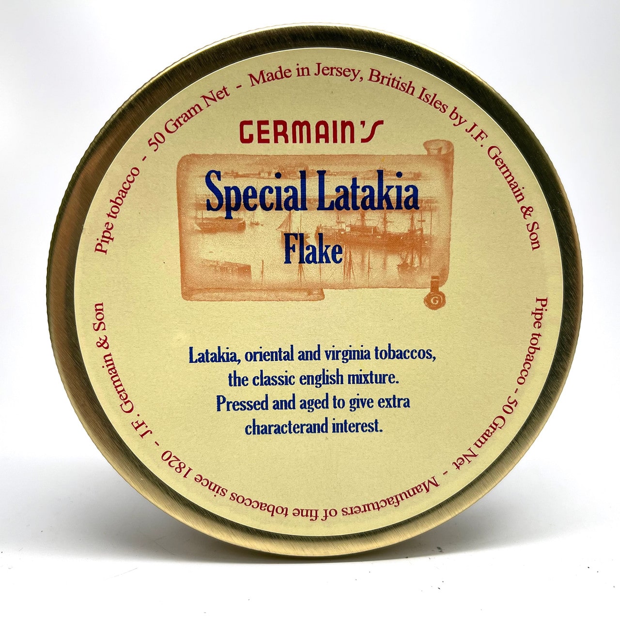 J. F. Germain Special Latakia Flake - The Country Squire Tobacconist