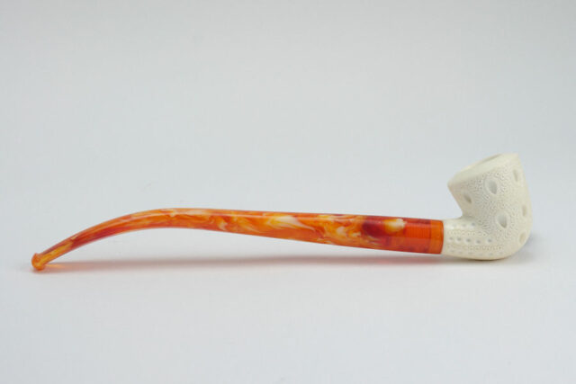 Servi Meerschaum Lattice Dublin Churchwarden - The Country Squire Tobacconist