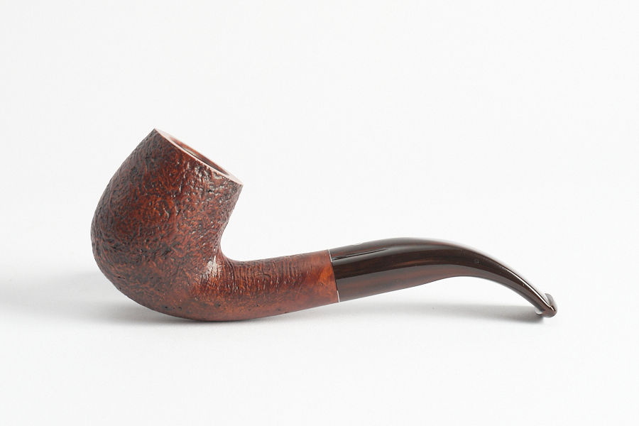 Wessex Sandblasted Bent Billiard (610) Tobacco Pipe - The Country ...