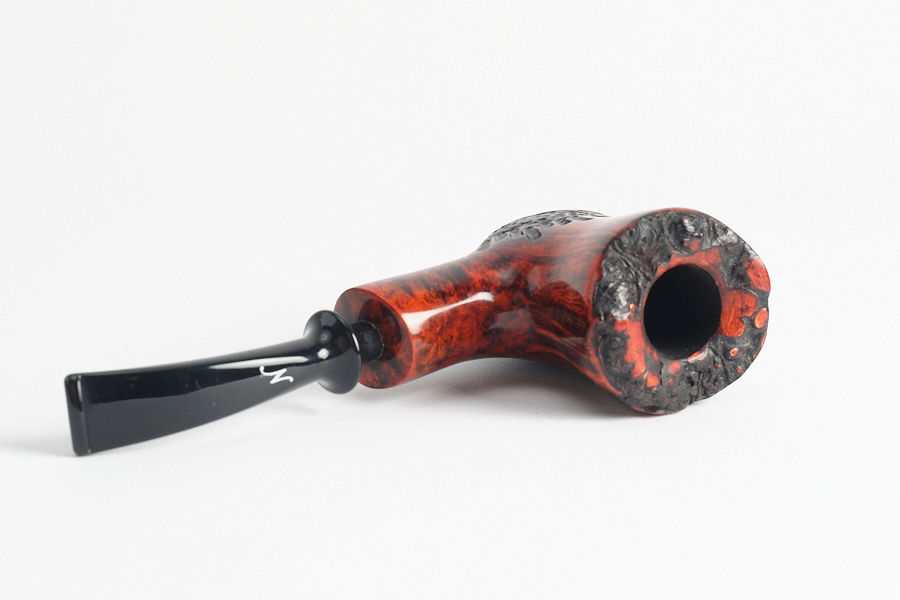 Nording Partially Rusticated Freehand Sitter (4) Tobacco Pipe - The ...