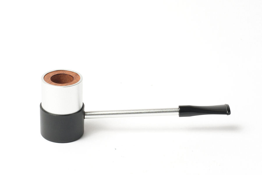 Nording Compass Metal Silver Tobacco Pipe - The Country Squire Tobacconist