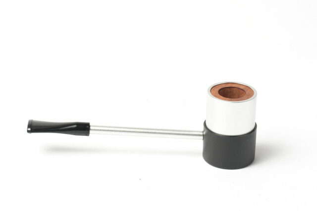 Nording Compass Metal Silver Tobacco Pipe - The Country Squire Tobacconist