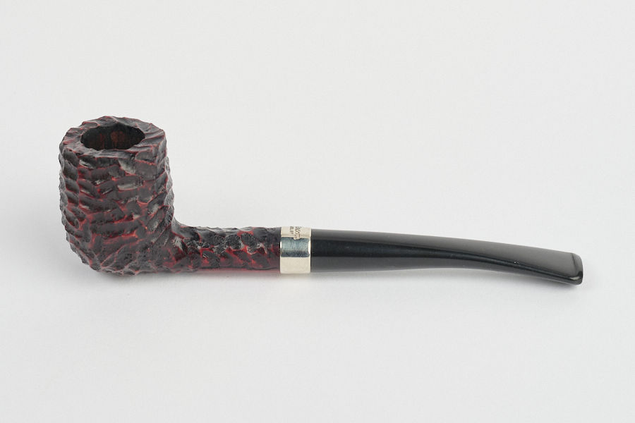 Peterson Junior Rusticated Canted Billiard Fishtail Tobacco Pipe - The ...