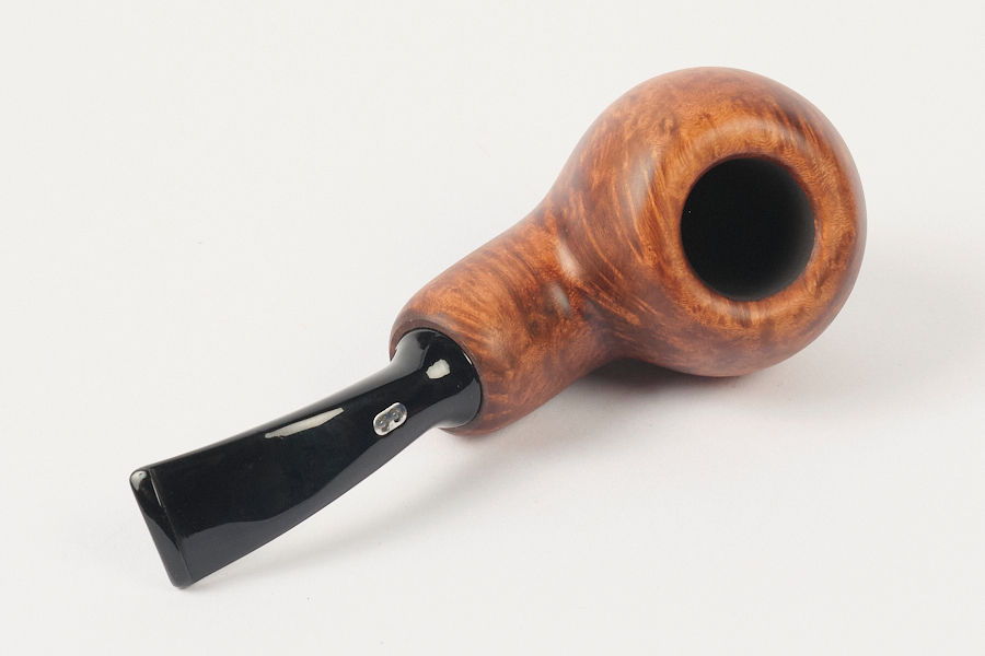Chacom Brown Matte Bent Apple Reverse Calabash Tobacco Pipe - The Country Squire Tobacconist
