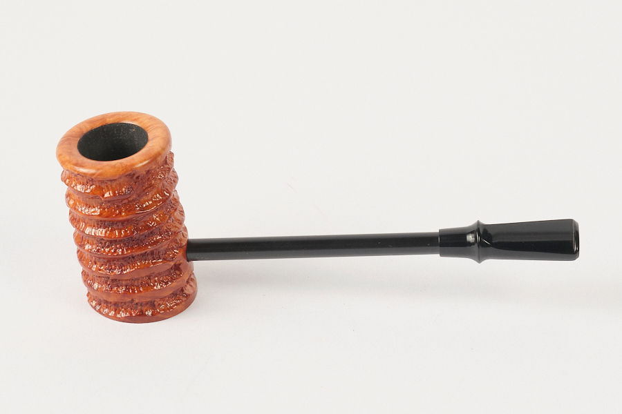 Eltang Basic Light Brown Rusticated Poker - The Country Squire Tobacconist