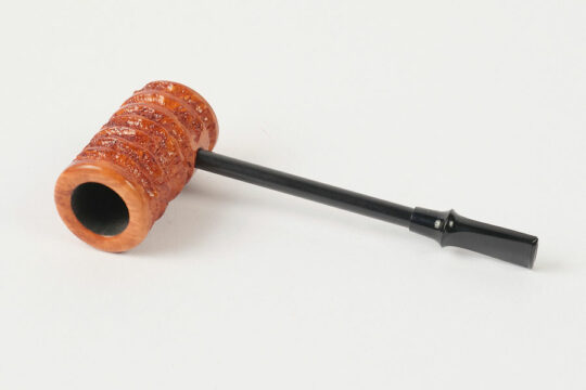 Eltang Basic Light Brown Rusticated Poker - The Country Squire Tobacconist