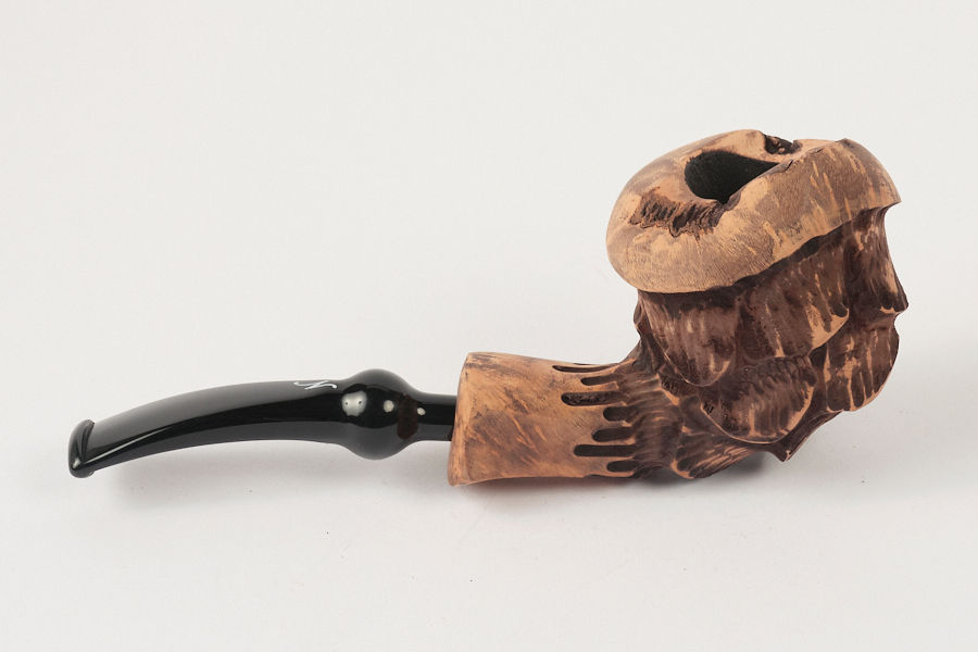 Nørding Spruce Matte Freehand Tobacco Pipe - The Country Squire Tobacconist