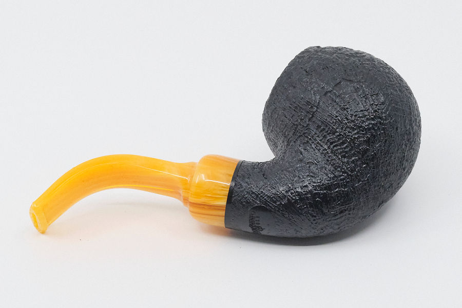 Moonshine Sandblasted Cannonball Tobacco Pipe - The Country Squire ...