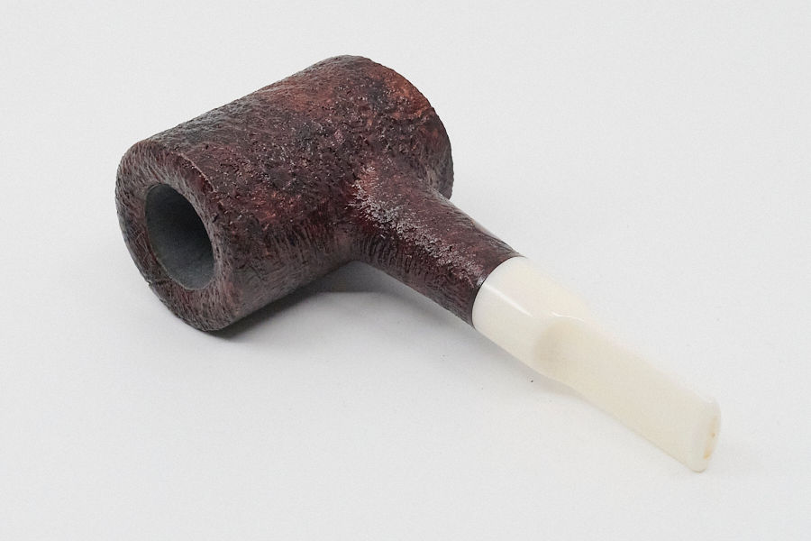 Moonshine Sandblasted Poker Tobacco Pipe - The Country Squire Tobacconist