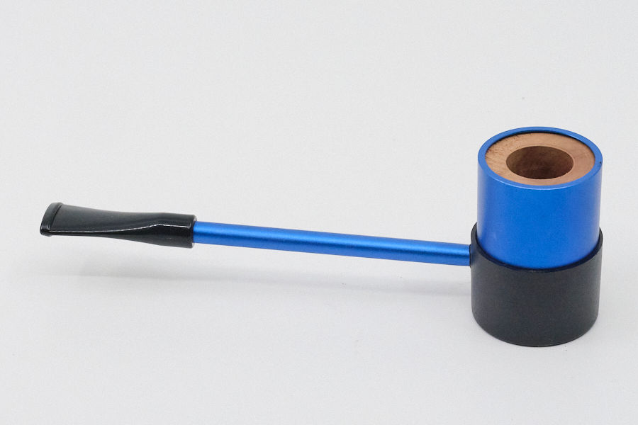 Nording Compass Metal Blue Tobacco Pipe - The Country Squire Tobacconist