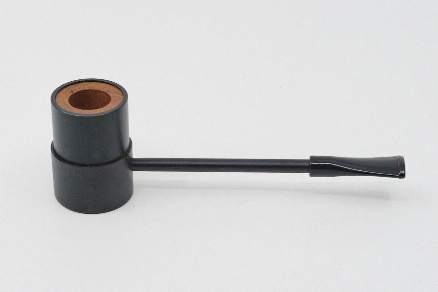 Nording Compass Metal Black Tobacco Pipe - The Country Squire Tobacconist