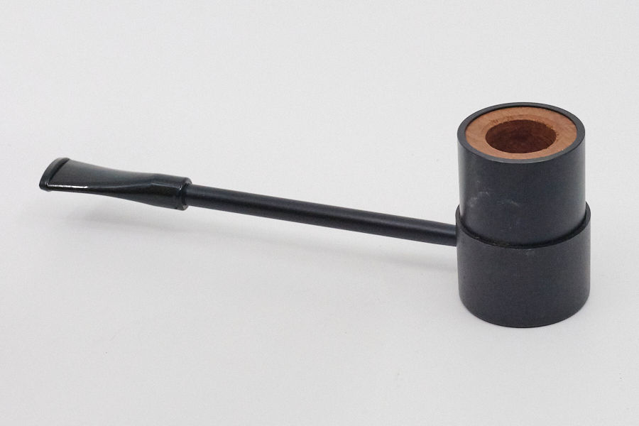 Nording Compass Metal Black Tobacco Pipe - The Country Squire Tobacconist