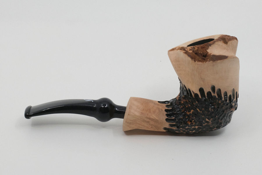 Nording Signature Partially Rusticated Freehand Tobacco Pipe - The ...