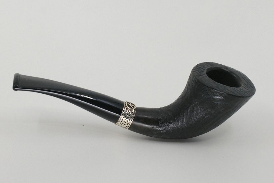 Nording Silver Classic Sandblasted Zulu Tobacco Pipe - The Country ...