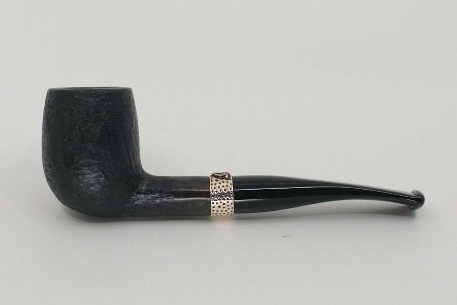 Nording Silver Classic Sandblasted Billiard Tobacco Pipe - The Country ...