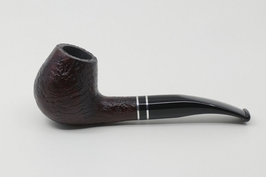 Vauen Basic Sandblasted Bent Brandy (4300) (9mm) Tobacco Pipe - The Country Squire Tobacconist