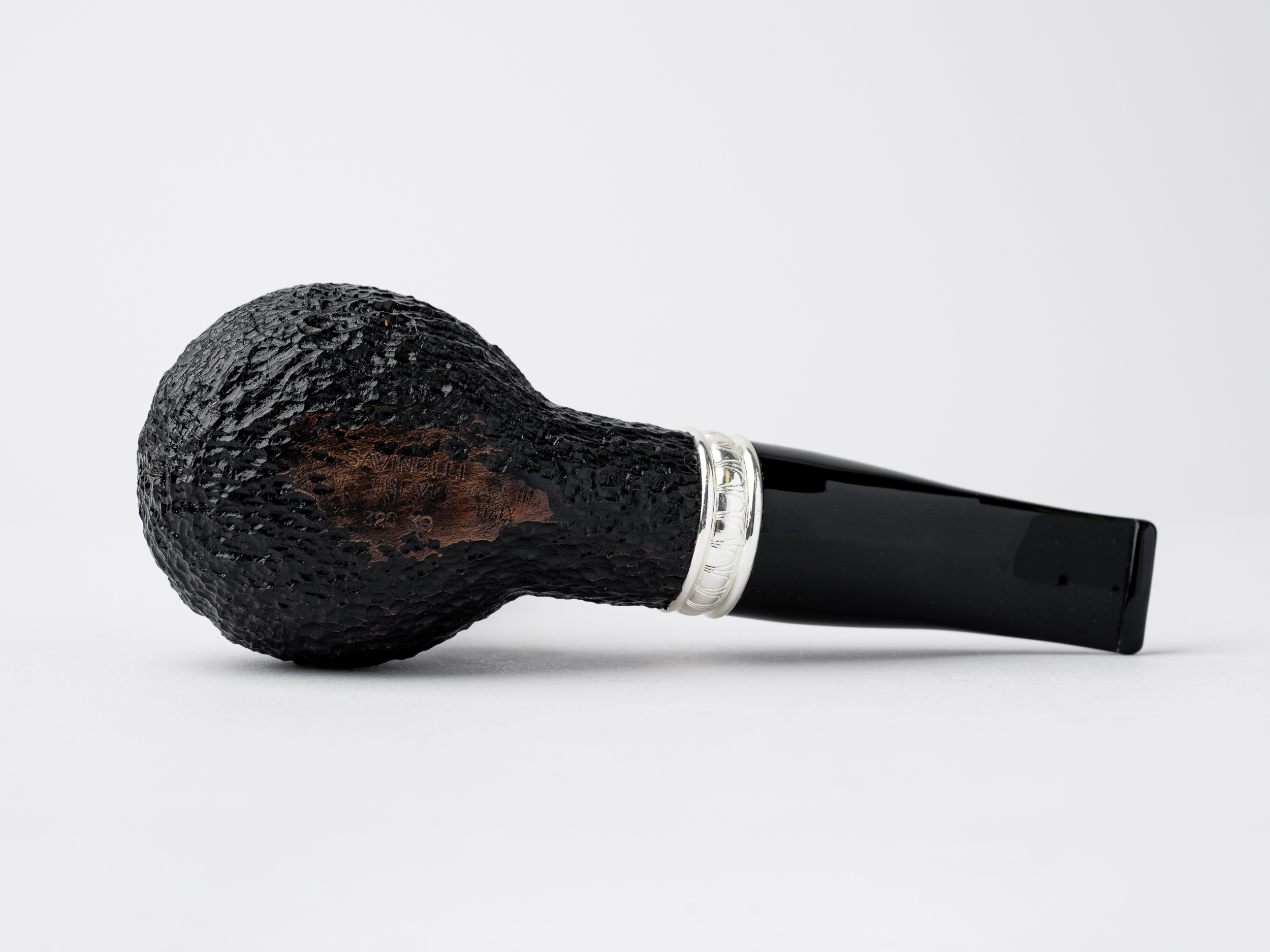 Savinelli Trevi Rusticated (320 KS) (6mm) Tobacco Pipe - The Country ...