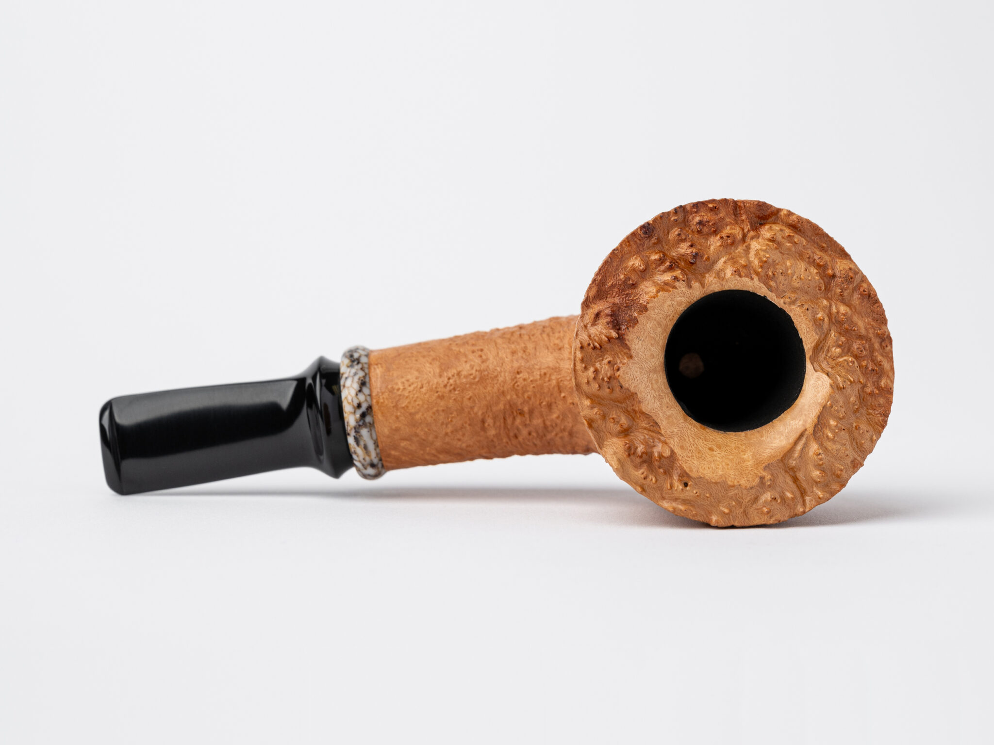 J. Mouton Sandblasted Pot w/ Fossilized Whale Spine Tobacco Pipe - The ...