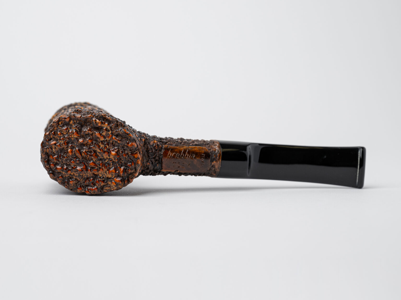 Brebbia Toby Rocciata (9mm) Tobacco Pipe - The Country Squire Tobacconist