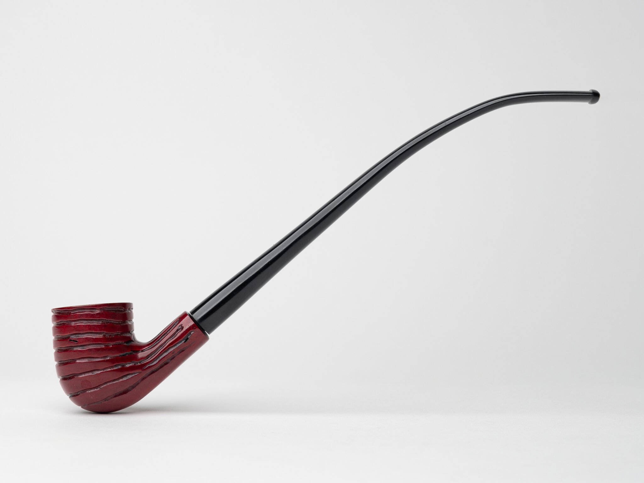 Churchwarden Rusticated Bent Dublin Tobacco Pipe - The Country Squire ...