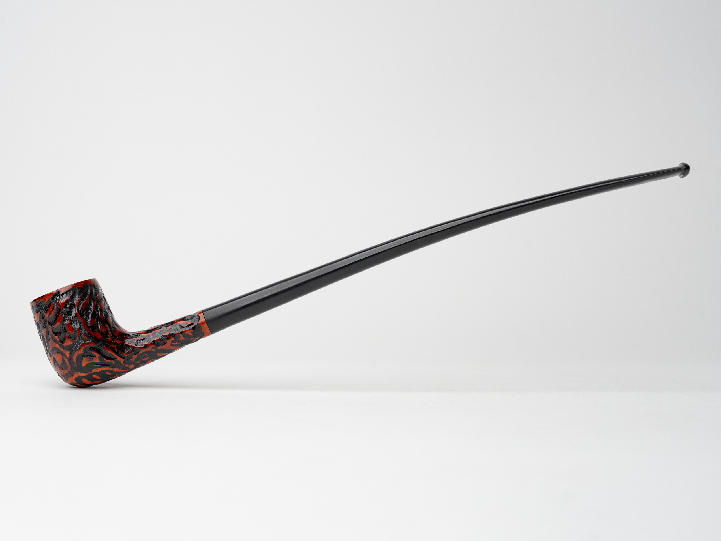 Churchwarden Rusticated Billiard Tobacco Pipe - The Country Squire ...