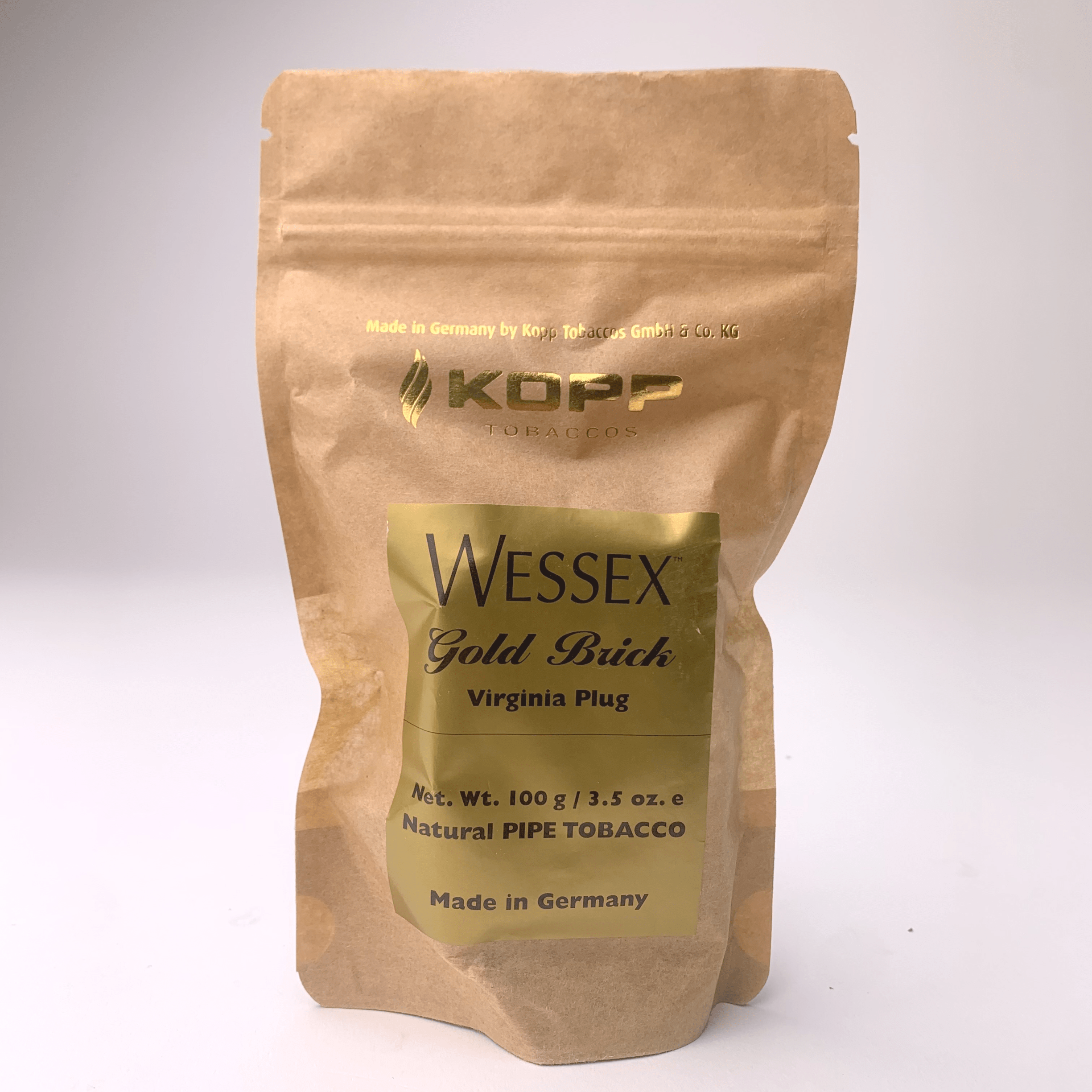 Wessex Gold Brick Virginia Plug Pipe Tobacco - The Country Squire ...