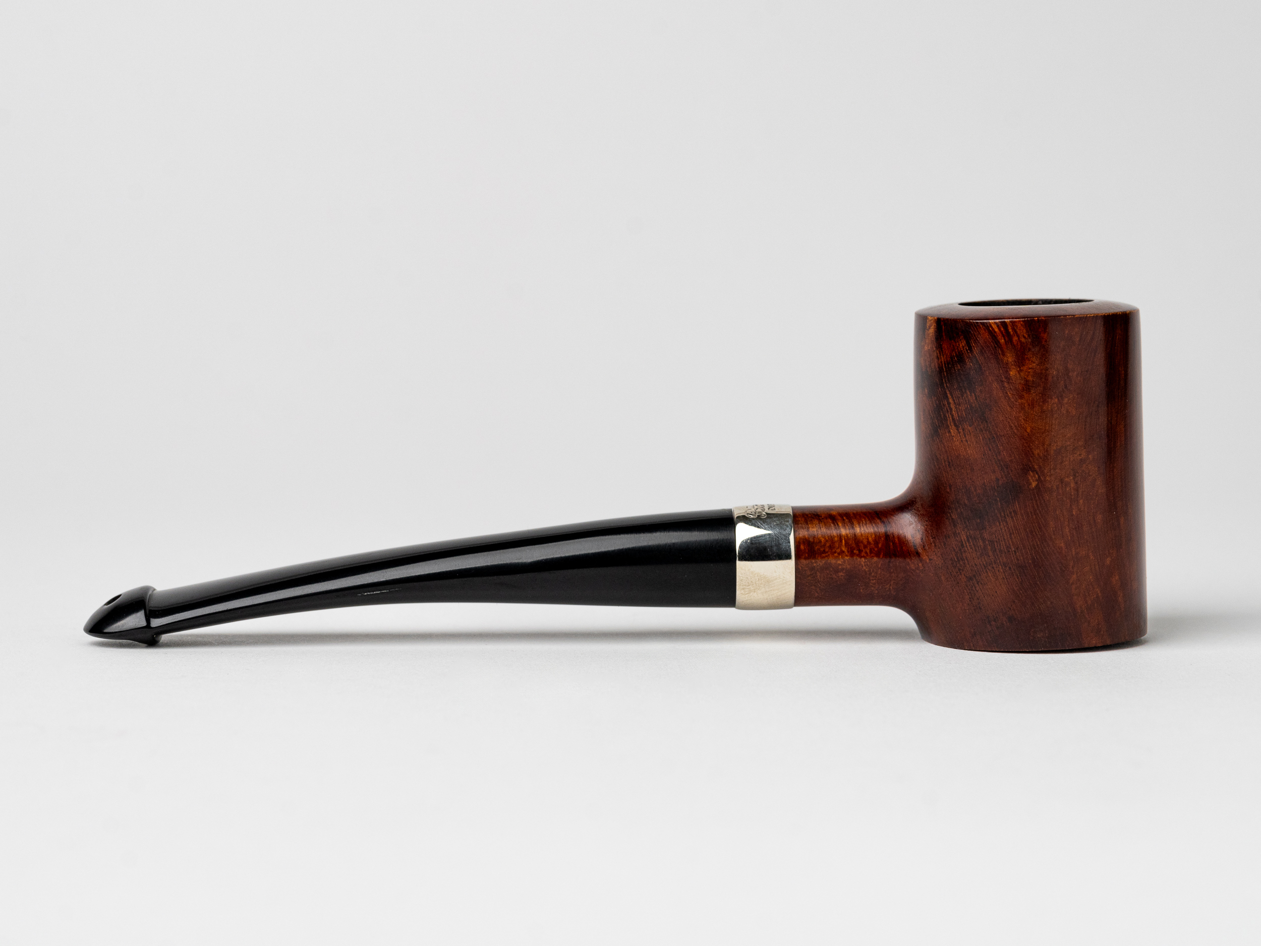 Peterson Speciality Smooth Nickel Mounted Tankard P-Lip Tobacco Pipe ...