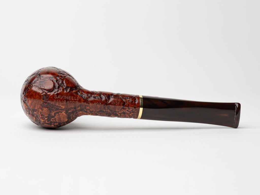 Savinelli Alligator Brown (207) (6mm) Tobacco Pipe - The Country Squire ...