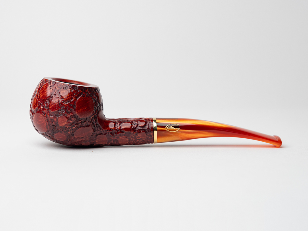 Savinelli Alligator Red (315 KS) (6mm) Tobacco Pipe - The Country ...