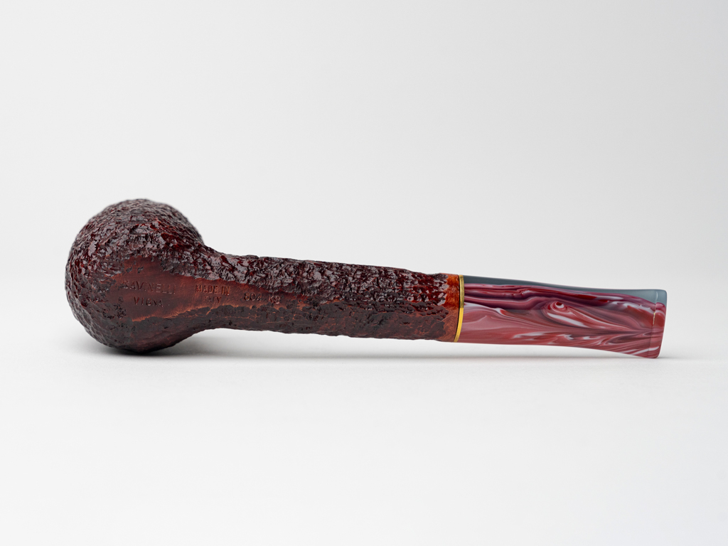 Savinelli Vigna Rusticated Bordeaux (804 KS) (6mm) Tobacco Pipe - The ...