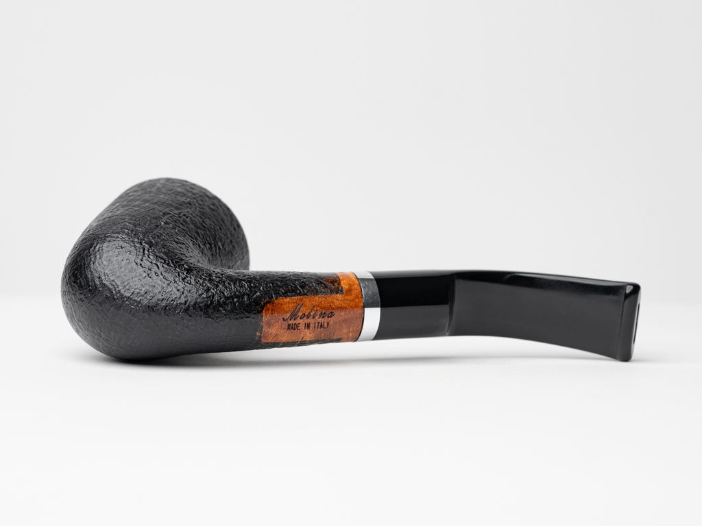 Molina Barasso (103) Sandblast Tobacco Pipe - The Country Squire Tobacconist