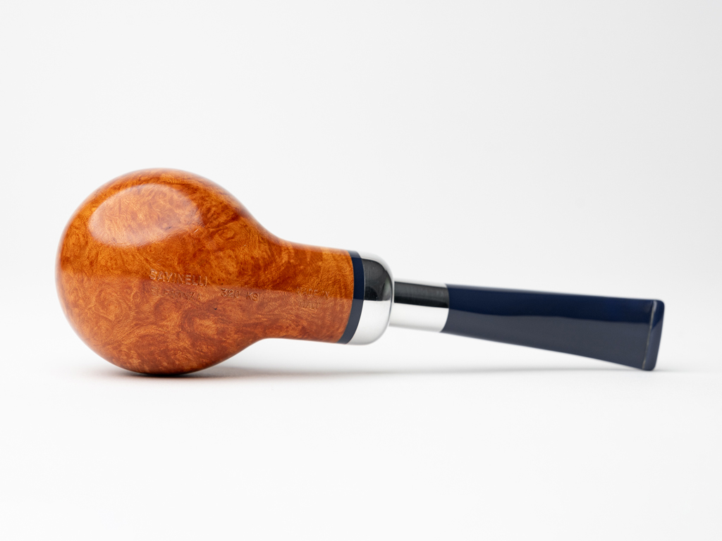 Savinelli Eleganza Smooth Natural (320 KS) (6mm) Tobacco Pipe - The ...