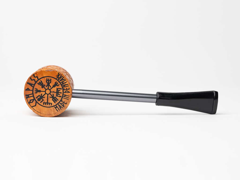 Nørding Compass Natural Rusticated Tobacco Pipe - The Country Squire ...