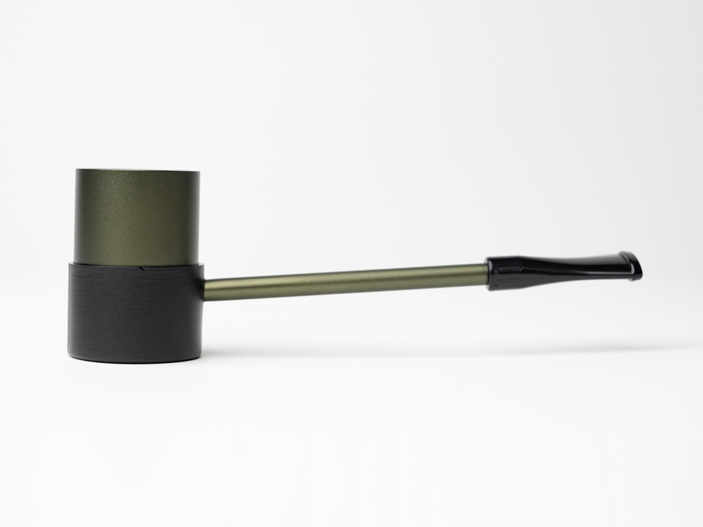 Nørding Compass Metal Matte Army Green Tobacco Pipe - The Country ...
