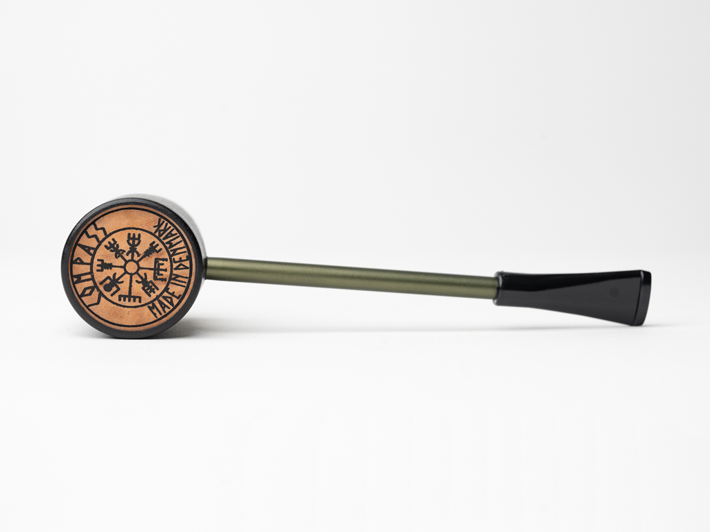 Nørding Compass Metal Matte Army Green Tobacco Pipe - The Country ...