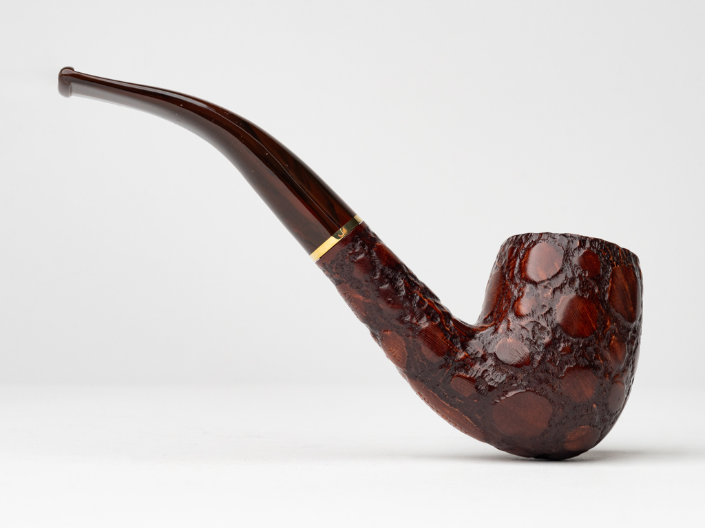 Savinelli Alligator Brown (606 KS) (6mm) Tobacco Pipe - The Country ...