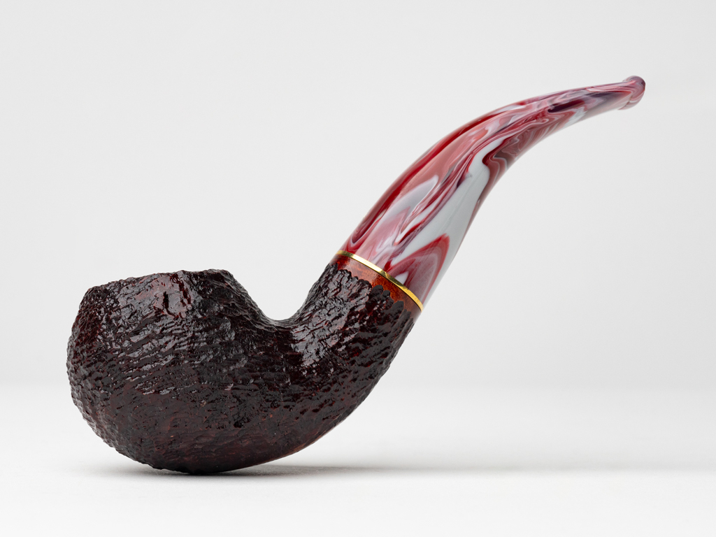 Savinelli Vigna Rusticated Bordeaux (642) (6mm) Tobacco Pipe - The ...