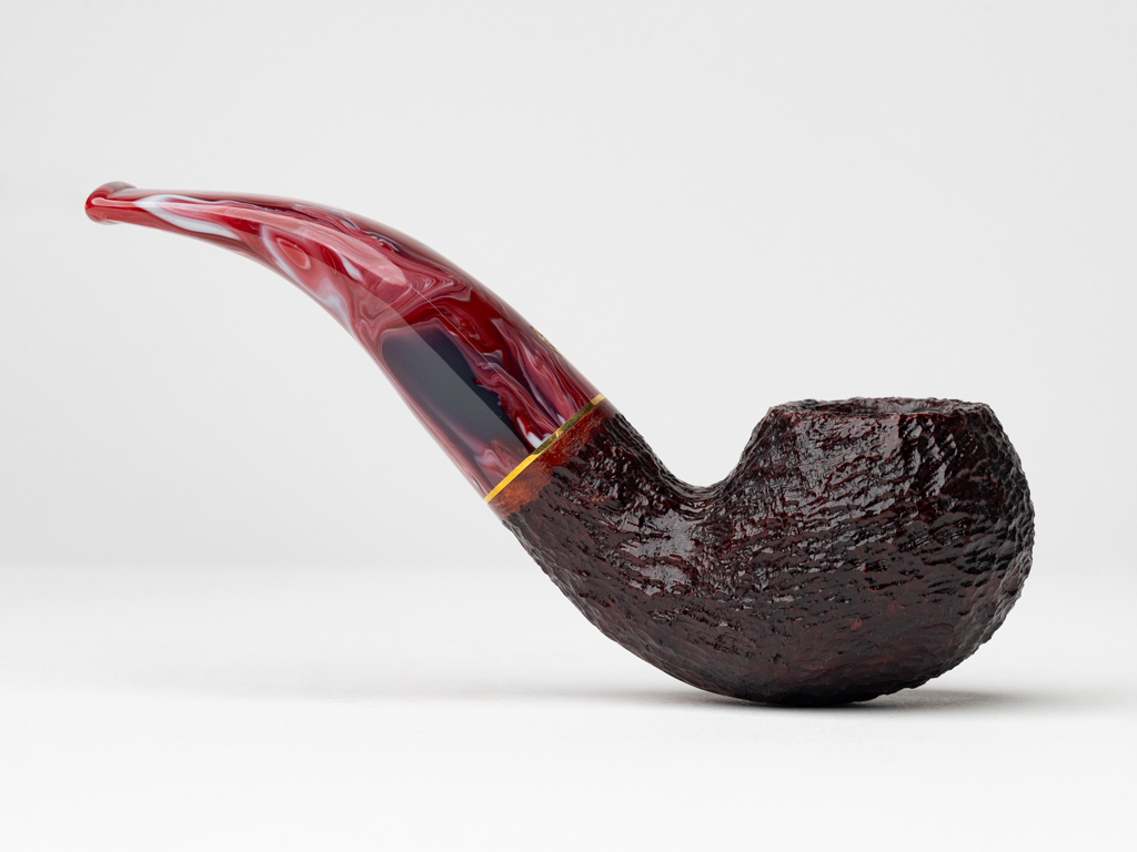 Savinelli Vigna Rusticated Bordeaux (642) (6mm) Tobacco Pipe - The ...