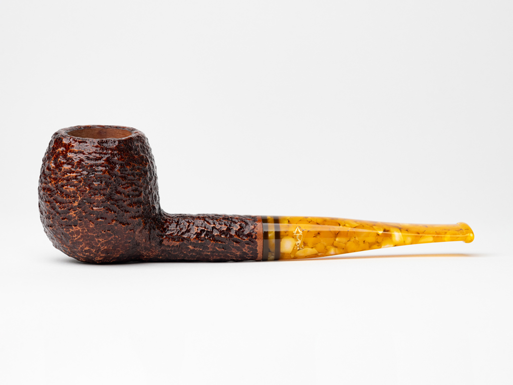 Savinelli Miele Brown Rusticated (207) (6mm) Tobacco Pipe - The Country ...