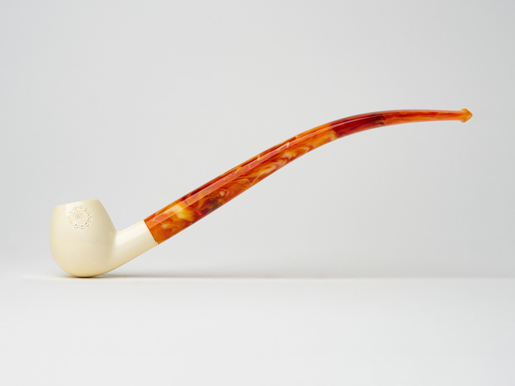 Servi-Meerschaum Churchwarden Apple - The Country Squire Tobacconist