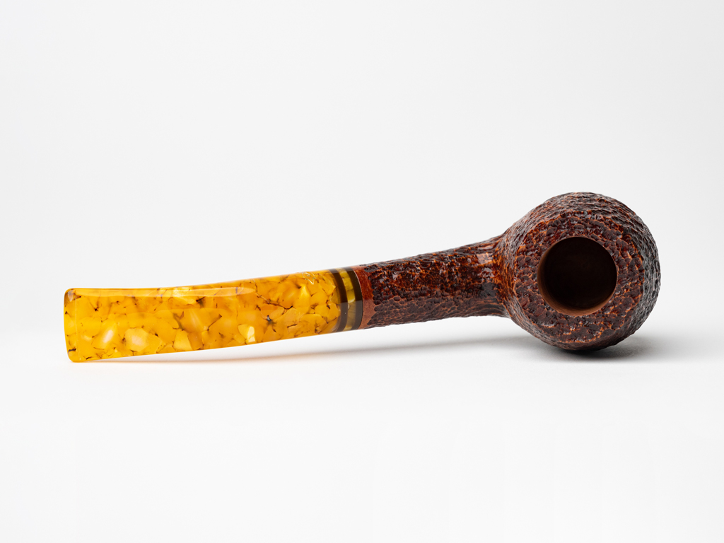 Savinelli Miele Brown Rusticated (670 KS) (6mm) Tobacco Pipe - The ...