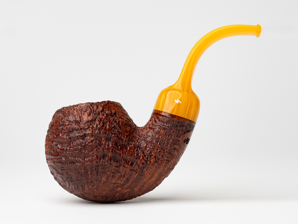 Moonshine Sandblasted Cannonball Tobacco Pipe - The Country Squire ...