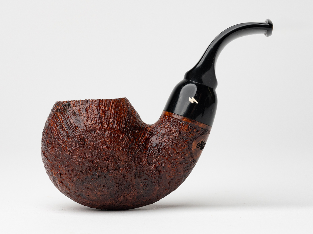 Moonshine Sandblasted Cannonball Short Fuse Tobacco Pipe - The Country ...