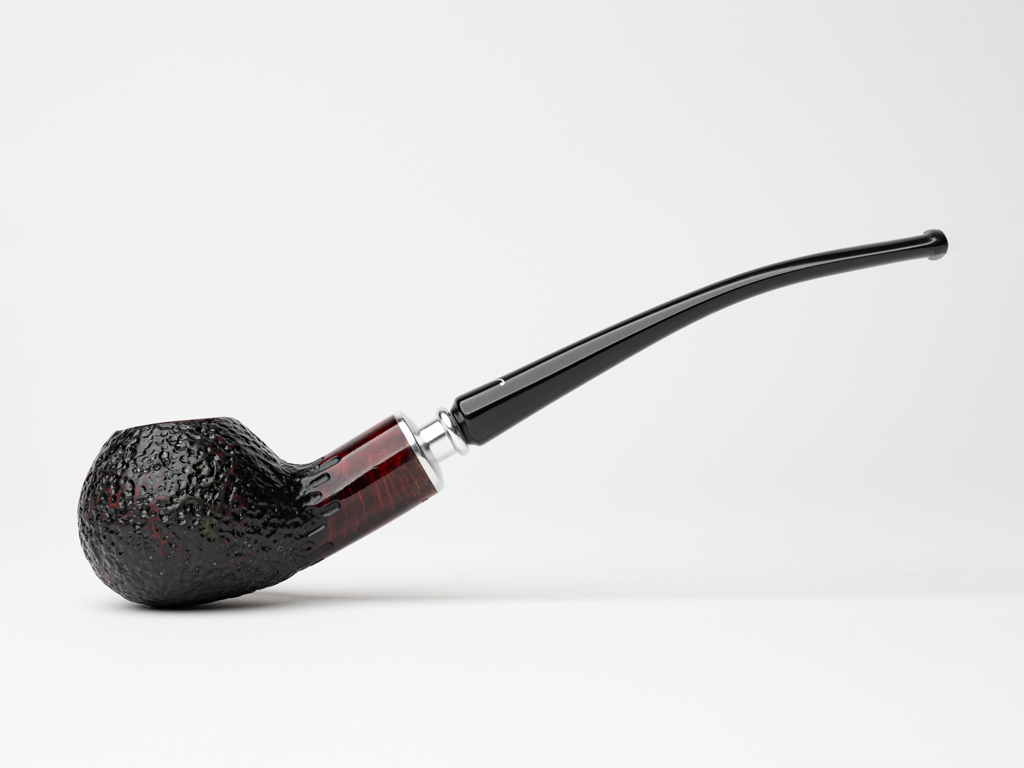 Nørding Partially Rusticated Tomato Churchwarden Spigot Tobacco Pipe ...
