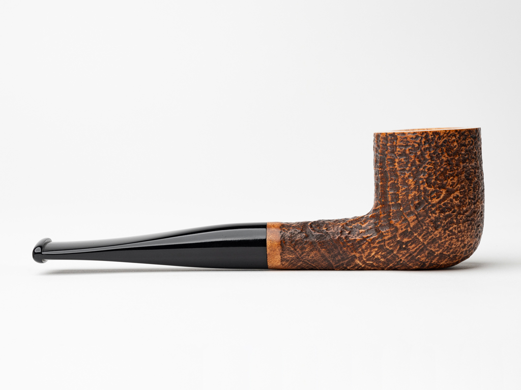 Brigham System Sandblasted (03S) (Rock Maple Inserts) Tobacco Pipe ...