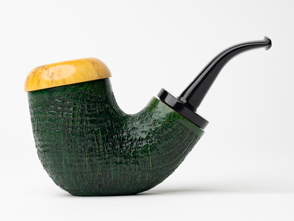 Caminetto Sandblasted Reverse Calabash Calabash (06) (37) (AT) Tobacco ...