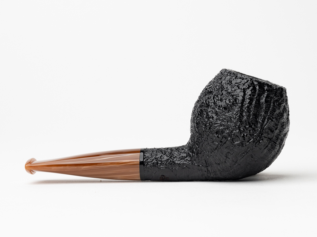 Moonshine Midnight Sandblasted Devil Anse Tobacco Pipe - The Country ...