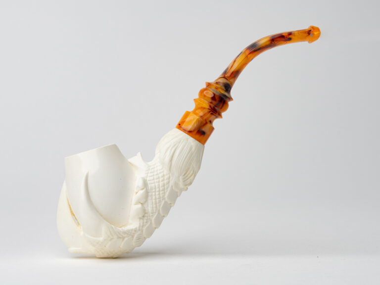 Servi-Meerschaum Carved Eagle Claw Tobacco Pipe - The Country Squire Tobacconist
