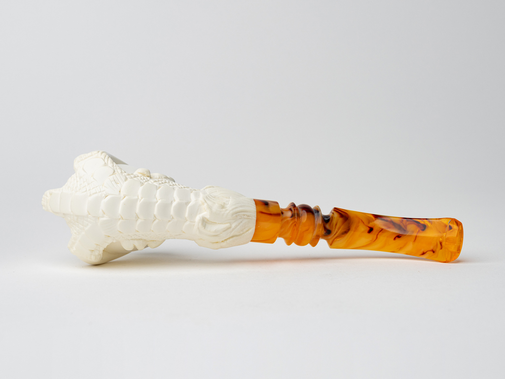 Servi-Meerschaum Carved Eagle Claw Tobacco Pipe - The Country Squire Tobacconist