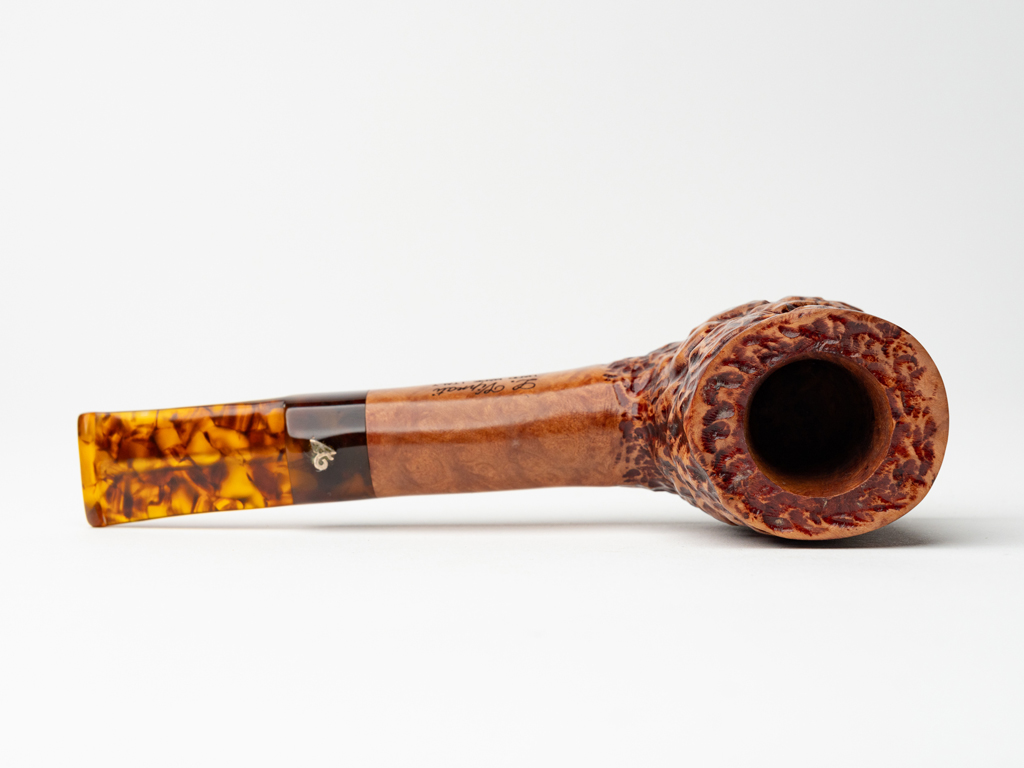Luigi Viprati Rusticated Poker Tobacco Pipe - The Country Squire ...